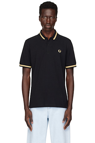 Fred Perry: Black M2 Polo | SSENSE Canada