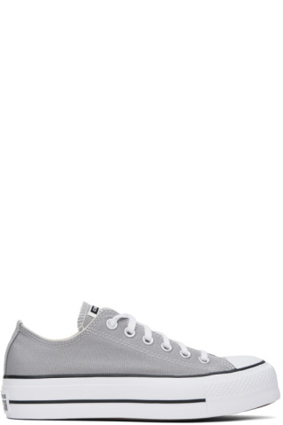 Converse: Gray Chuck Taylor All Star Low Top Sneakers | SSENSE