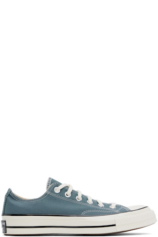 Blue Chuck 70 Low Top Sneakers by Converse on Sale