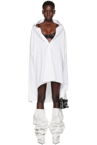 White Shayne Oliver Edition Shirt by Jean Paul Gaultier on Sale