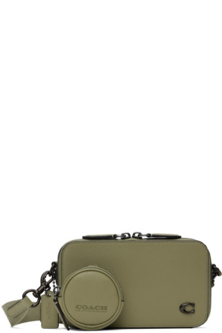 Coach 1941: Green Charter Slim Crossbody Bag | SSENSE Canada