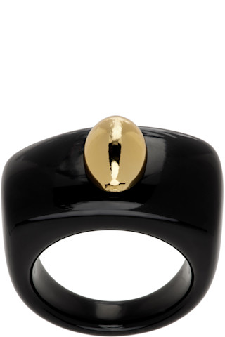 Black Miss RIP Ring by La Manso on Sale