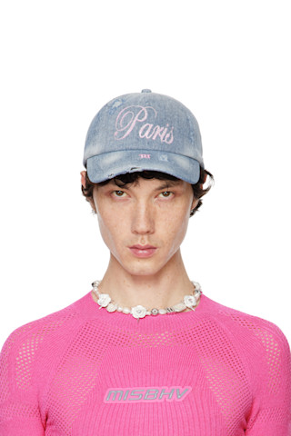 Blue 'Paris' Souvenir Cap by MISBHV on Sale