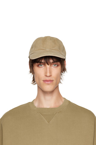 Beige Standard Cap by Entire Studios on Sale