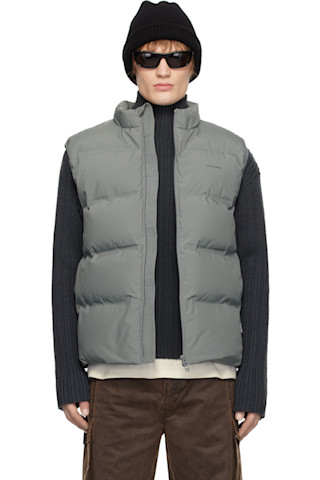 Gray Daff Down Vest by Holzweiler on Sale