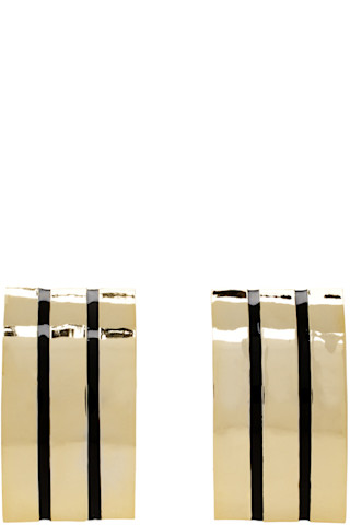 Gold MOYA Edition Elsa Earrings by FIDAN NOVRUZOVA on Sale