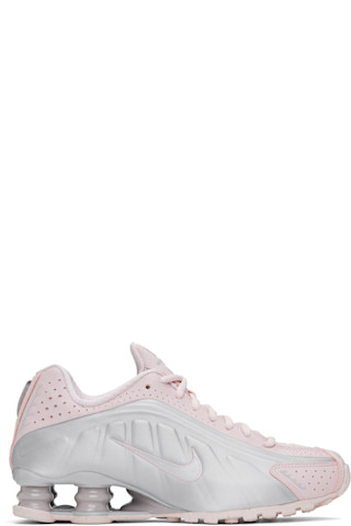 Nike: Pink & Silver Shox R4 Sneakers | SSENSE Canada