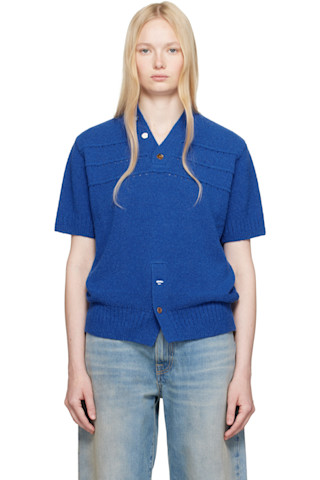 ADER error: Blue Half S Pull-Over 0502 Sweater | SSENSE ADER error: Blue Half S Pull-Over 0502 Sweater | SSENSE