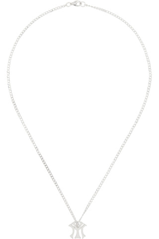 MAPLE: Silver Maple Team Chain Necklace | SSENSE