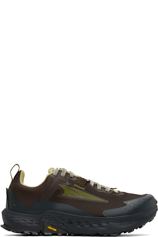 ROA: Brown & Green Altra Edition Timp 5 Sneakers | SSENSE Canada
