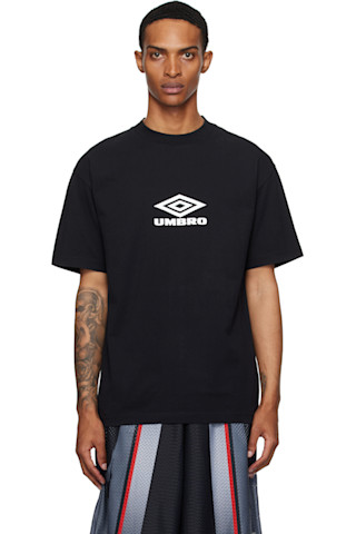 Black Basic T-shirt by Umbro on Sale