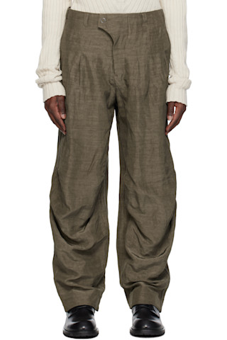 SSENSE 折扣季 | DEVOA 灰褐色 Baggy 长裤 加入折扣