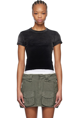 Black Faded Baby T-shirt by alexanderwang.t on Sale