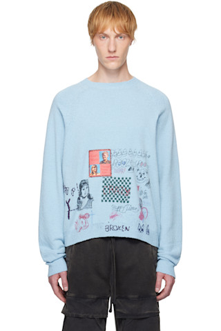 PALY: 蓝色 Booze Crooze 针织衫 | SSENSE