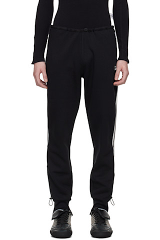 Black Toggle Track Pants by Prototypes on Sale