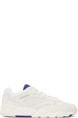 Lacoste: Off-White Game Trainer 125 3 SMA Sneakers | SSENSE