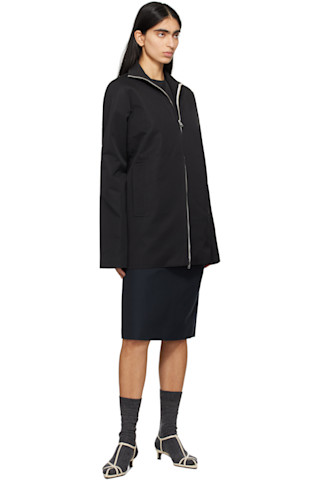 LII: Black Shoulder Loop Top | SSENSE Canada