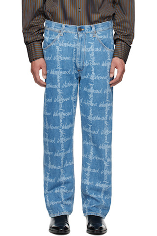 Blue Ranch Jeans by Vivienne Westwood on Sale