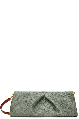 Dries Van Noten: グレー Crushed クラッチバッグ | SSENSE 日本 Dries Van Noten: グレー Crushed クラッチバッグ | SSENSE 日本