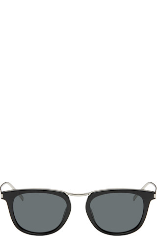 Saint Laurent: Black SL 753 Sunglasses | SSENSE