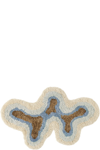 Gray Rumpy Bath Mat by Mush Studios | SSENSE