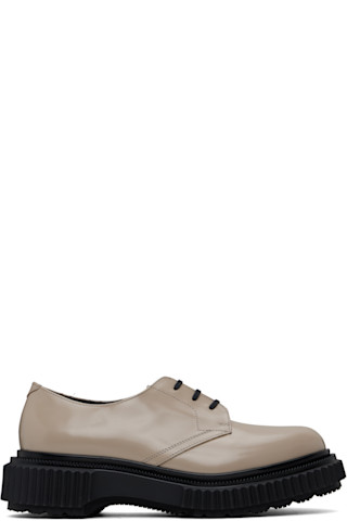 Taupe Type 202 Derbys by Adieu on Sale