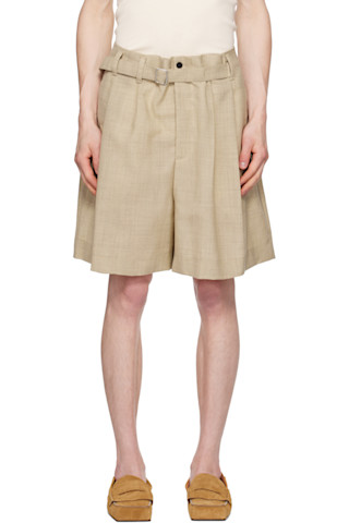 JACQUEMUS: Beige La Croisière 'The Fernando' Shorts | SSENSE 대한민국