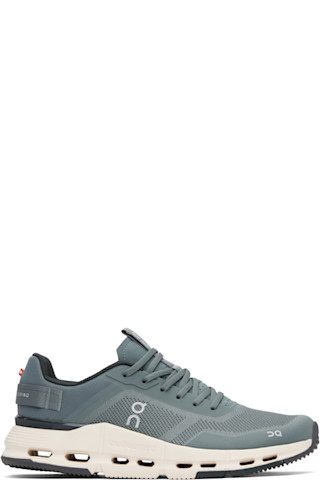 On: Green Cloudnova Form 2 Sneakers | SSENSE Canada