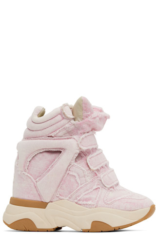 Isabel Marant: Pink Balskee Sneakers | SSENSE