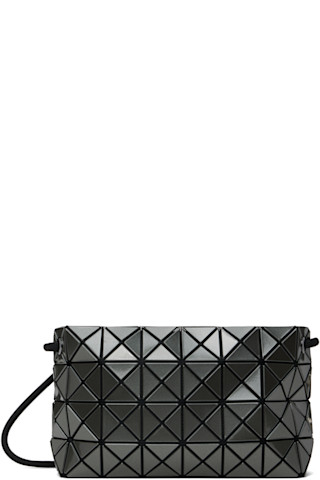 Gunmetal Loop Metallic Bag by BAO BAO ISSEY MIYAKE on Sale