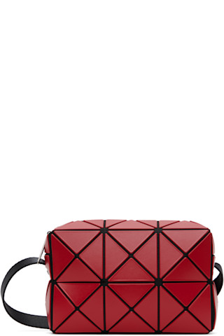 Red Cuboid Bag by BAO BAO ISSEY MIYAKE on Sale