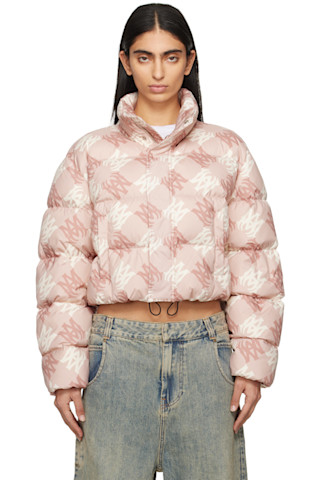 Pink MA Quad Down Jacket by AMIRI on Sale