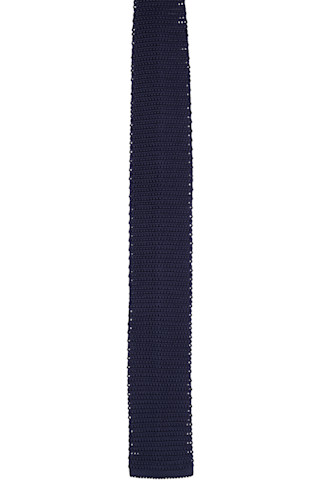 BOSS: Navy BECKHAM Edition Knit Tie | SSENSE