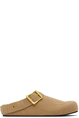 untitlab®: Beige Bag Belts Clogs | SSENSE Canada