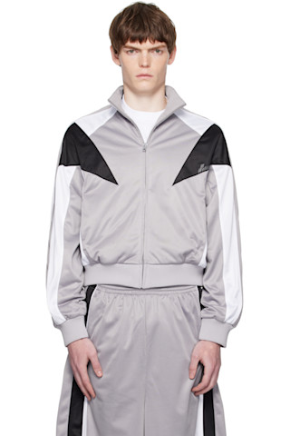 We11done: Gray Se11done Track Jacket | SSENSE