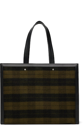 Khaki & Black Linus Tote by Andersson Bell on Sale