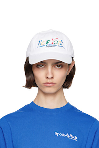 Sporty & Rich: White NY 94 Cap | SSENSE Canada