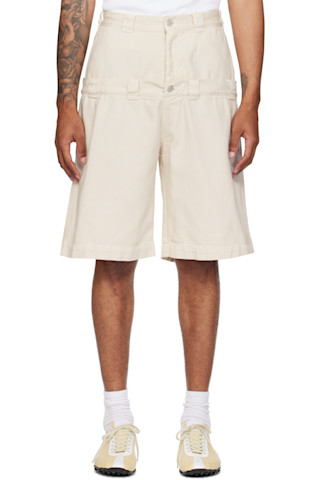 ABRA: SSENSE Exclusive Off-White Double Shorts | SSENSE