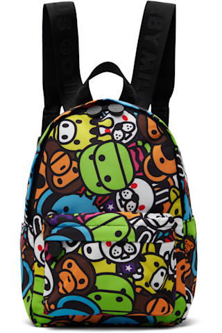 Kids Multicolor Milo All Safari Mini Backpack by BAPE on Sale