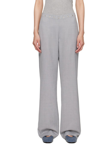 Gray Dain Snaps Trousers by Paloma Wool on Sale