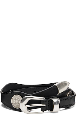OUR LEGACY: Black Wave Belt | SSENSE