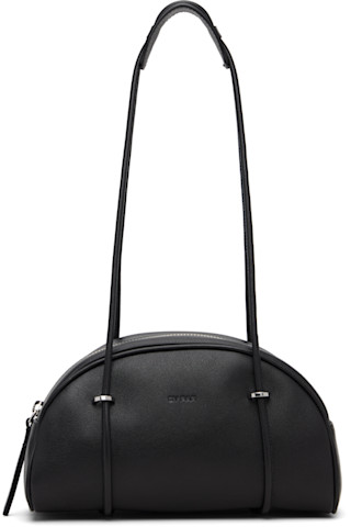 BY FAR: Black Kimberly Bowler Bag | SSENSE
