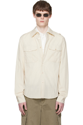 OUR LEGACY: Off-White Lean Shirt | SSENSE