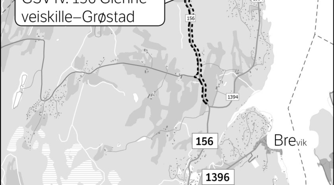 Fv. 156 Gang- og sykkelvei Tusse-Dal og Glenne-Grøstad - Frogn kommune