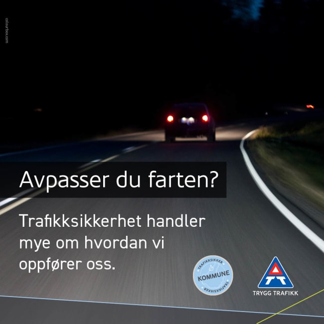 Trygg Trafikk Hms Plakat For Februar Tinn Kommune