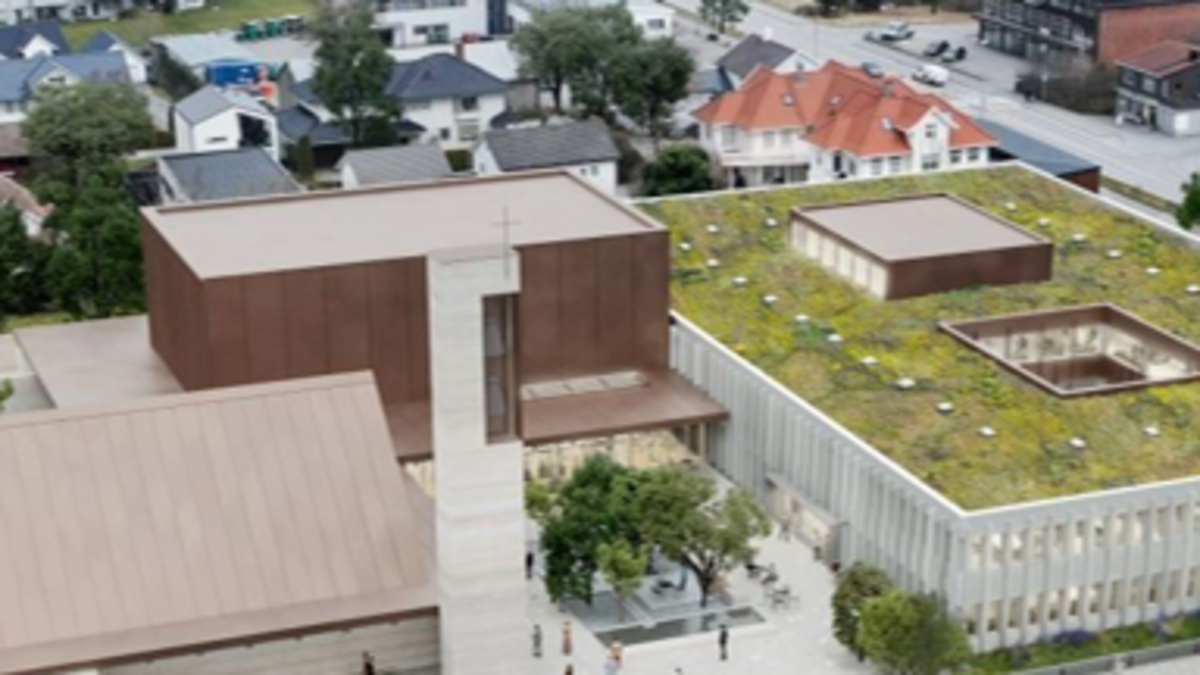 Plogen kulturhus, rådhus og kyrkje - Klepp kommune