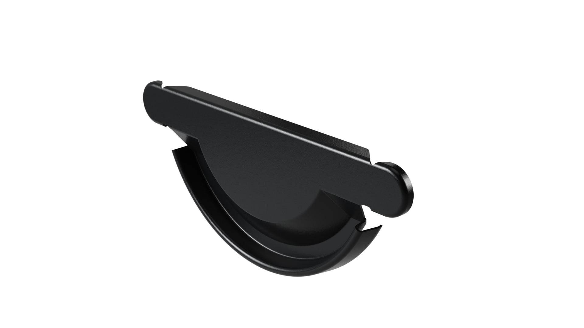 Endebunn Combi Ny 125mm Sort Stålprofil AS
