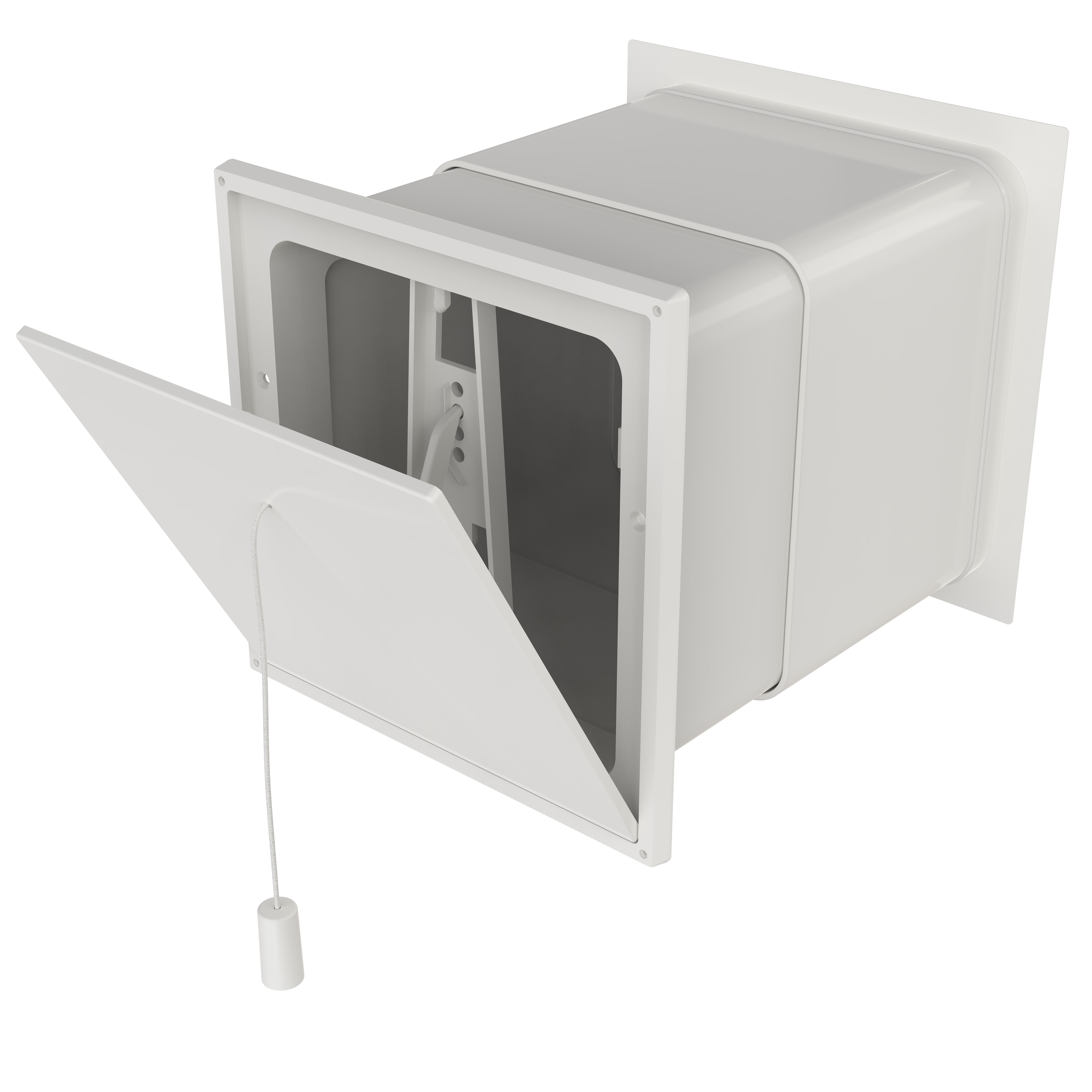 Friskluftsventil FV54 Hvit 6X6 02254 Stålprofil AS