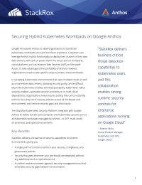 StackRox on security for Google Anthos - Security Boulevard