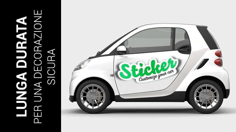 Adesivi per auto - Stampa online - Stampaestampe.it